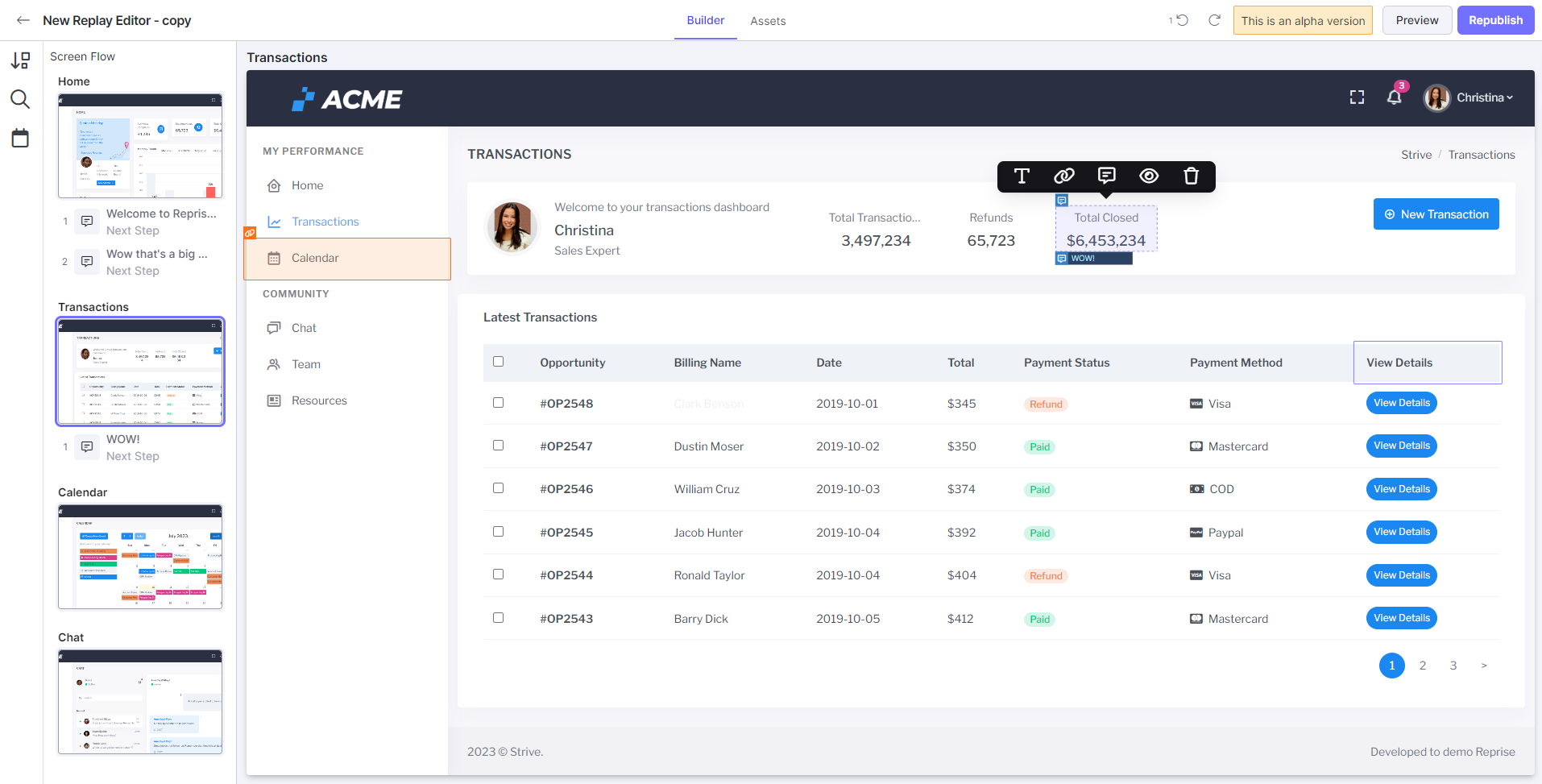 New Replay Editor- Guides – Reprise