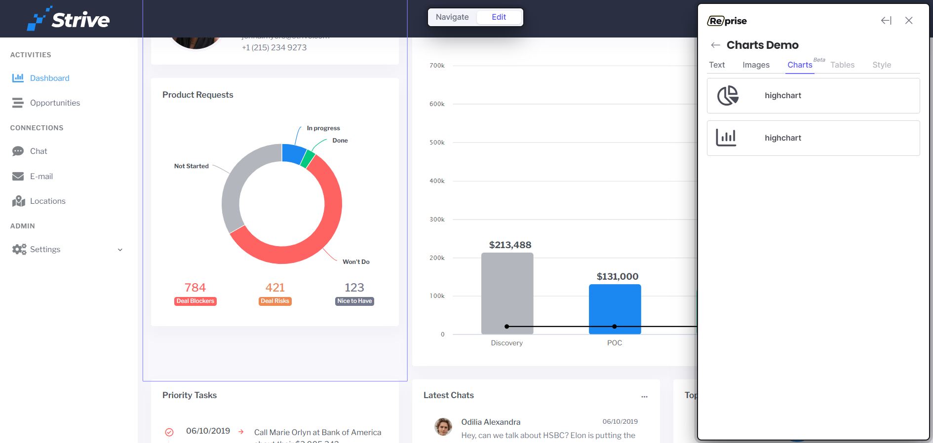 Reveal- Editing Charts – Reprise
