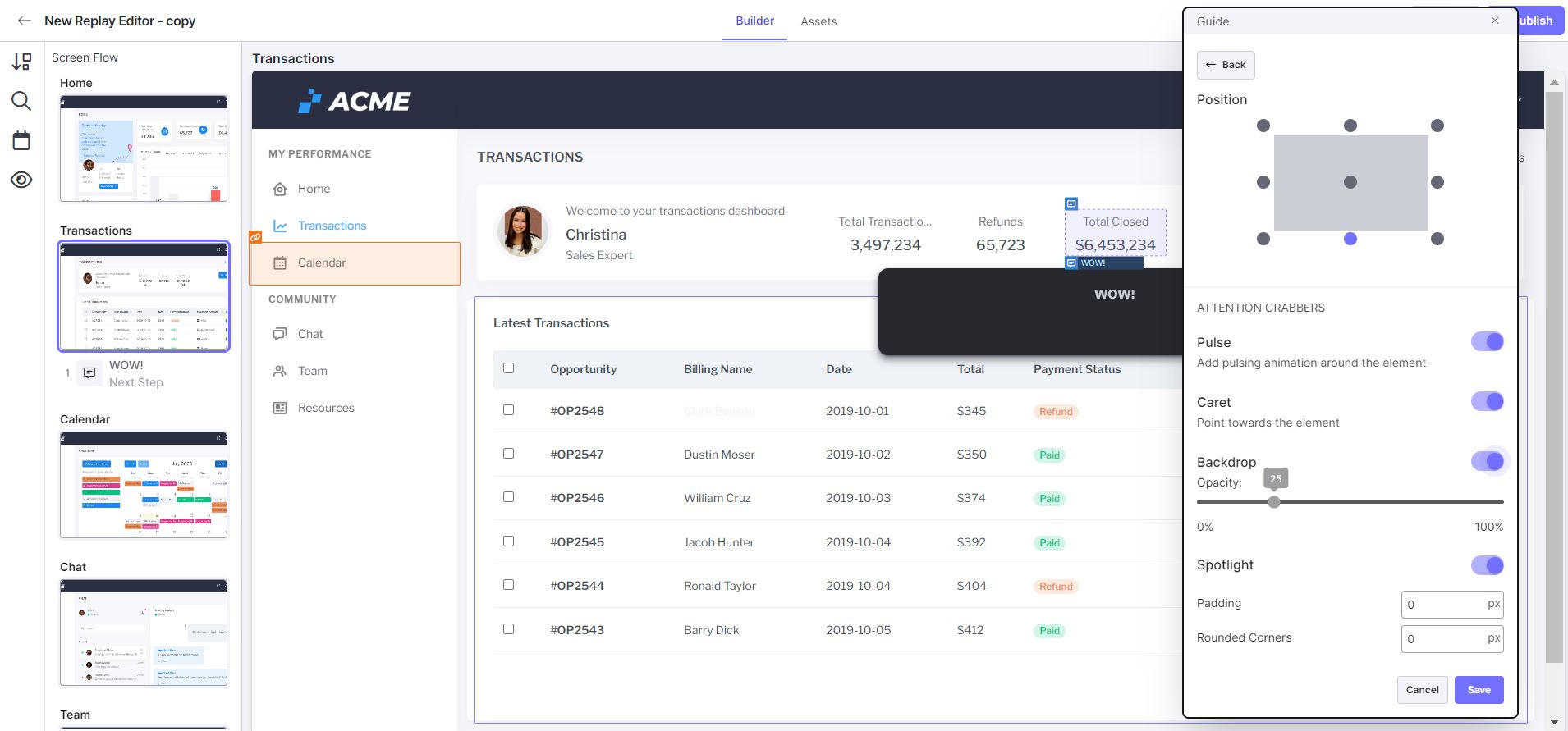 New Replay Editor- Guides – Reprise
