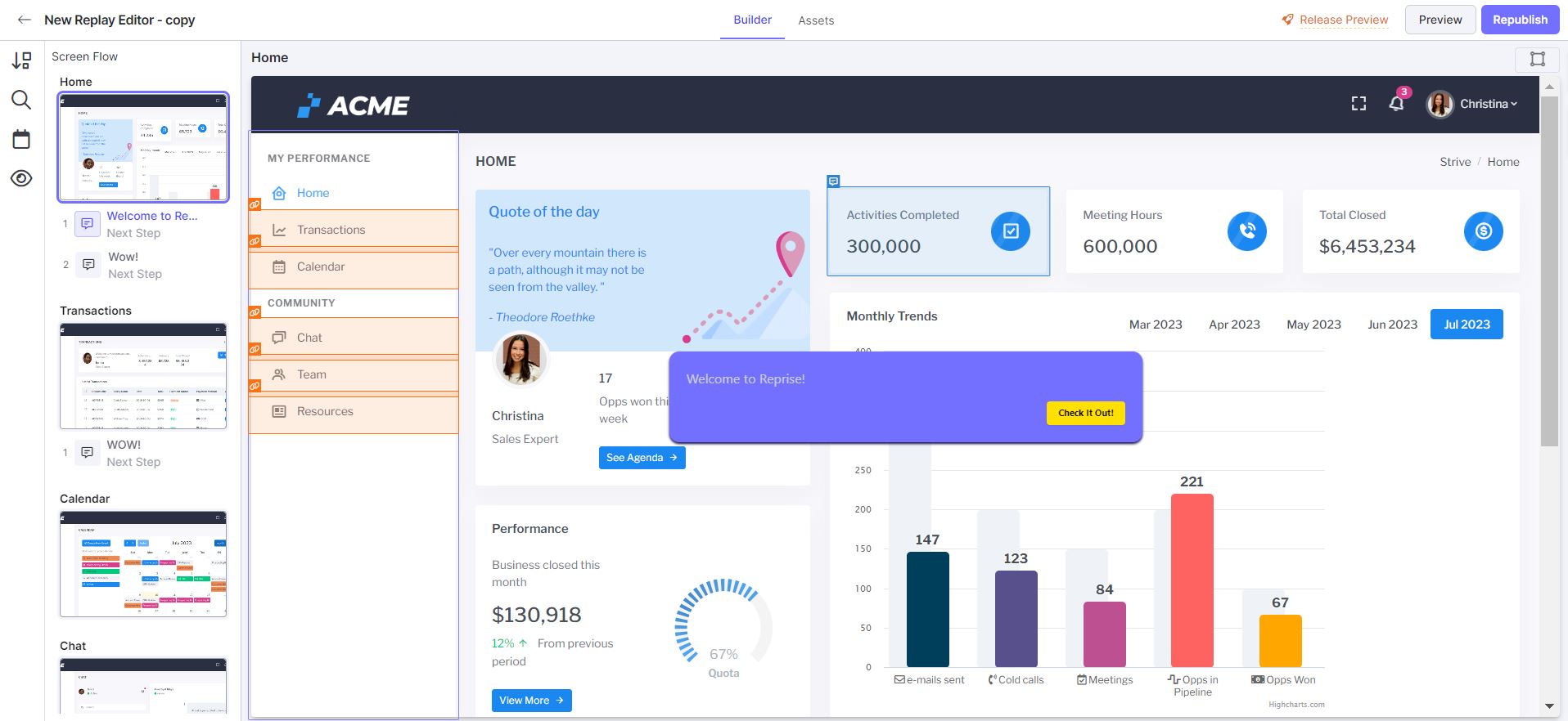 New Replay Editor- Guide Themes – Reprise