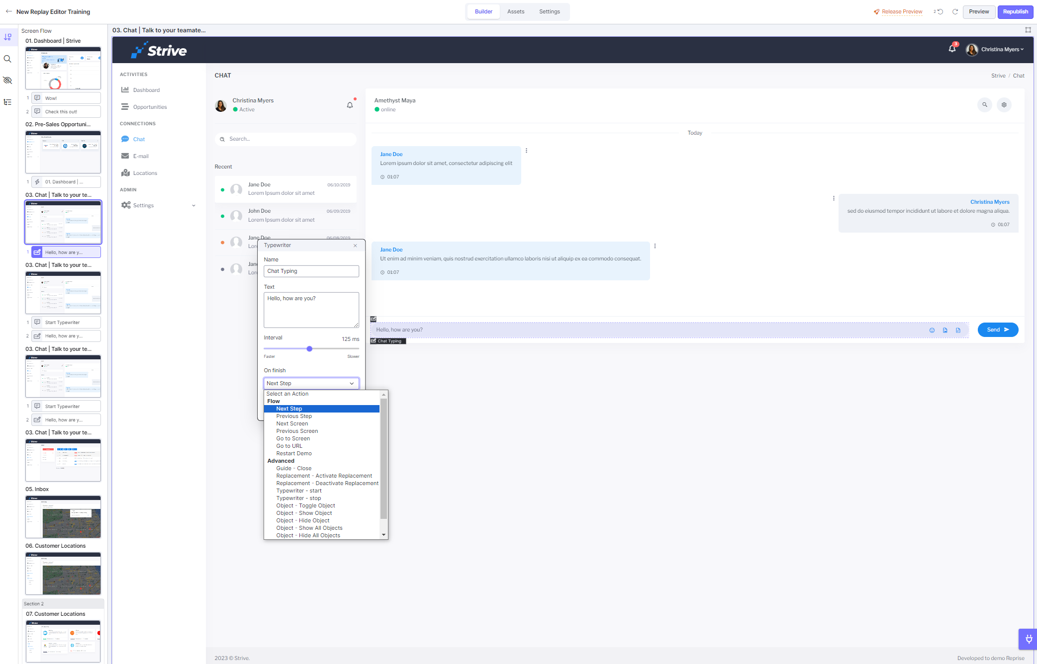 New Replay Editor- Typewriter Plugin – Reprise